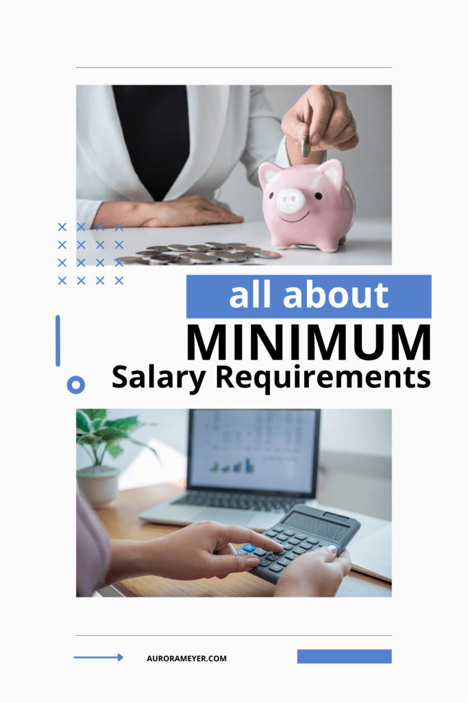 Minimum Salary Requirements – Dispatches from the Castle
