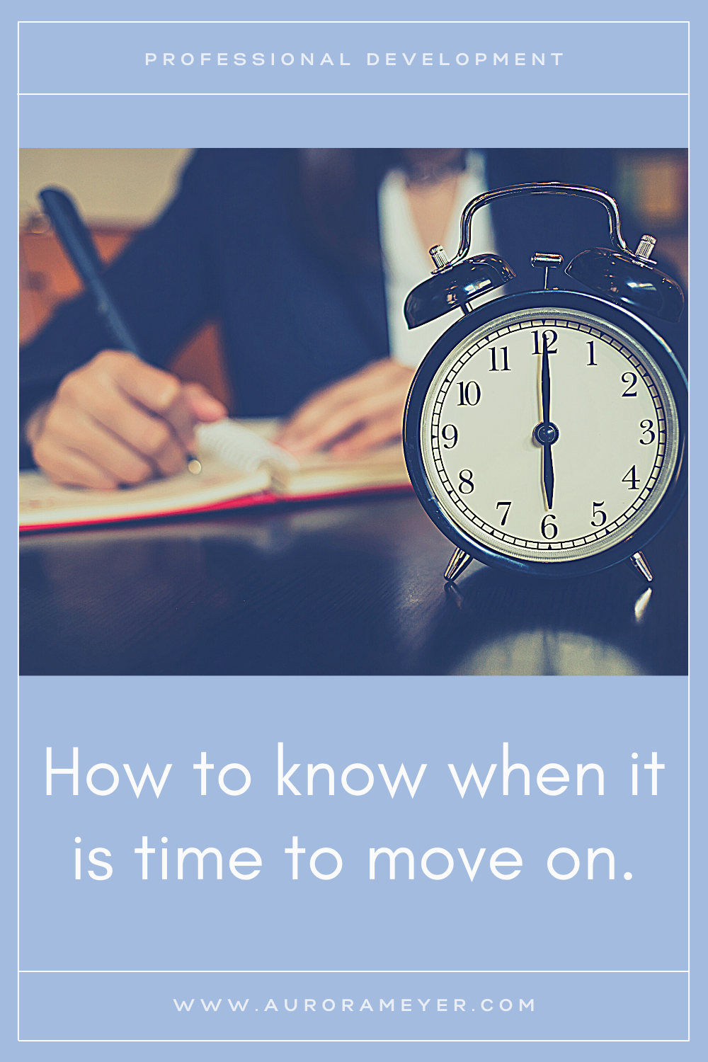 How to know when it is time to move on - Dispatches from the Castle